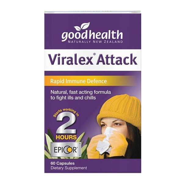 Good Health Viralex Attack 60 Capsules 100330 | Hardy's | New Zealand