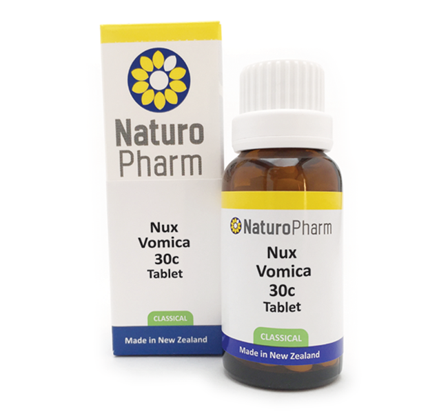 Naturopharm Nux Vomica 30c Tablets 107548 | Hardy's | New Zealand