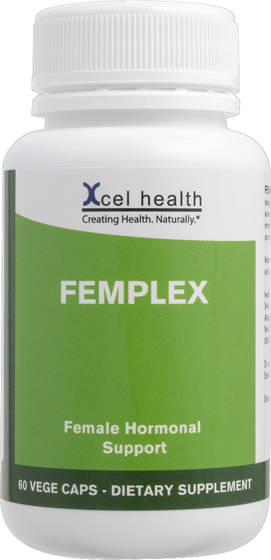 Xcel Health Femplex Female Hormonal Support 60 veg capsules 114924 ...