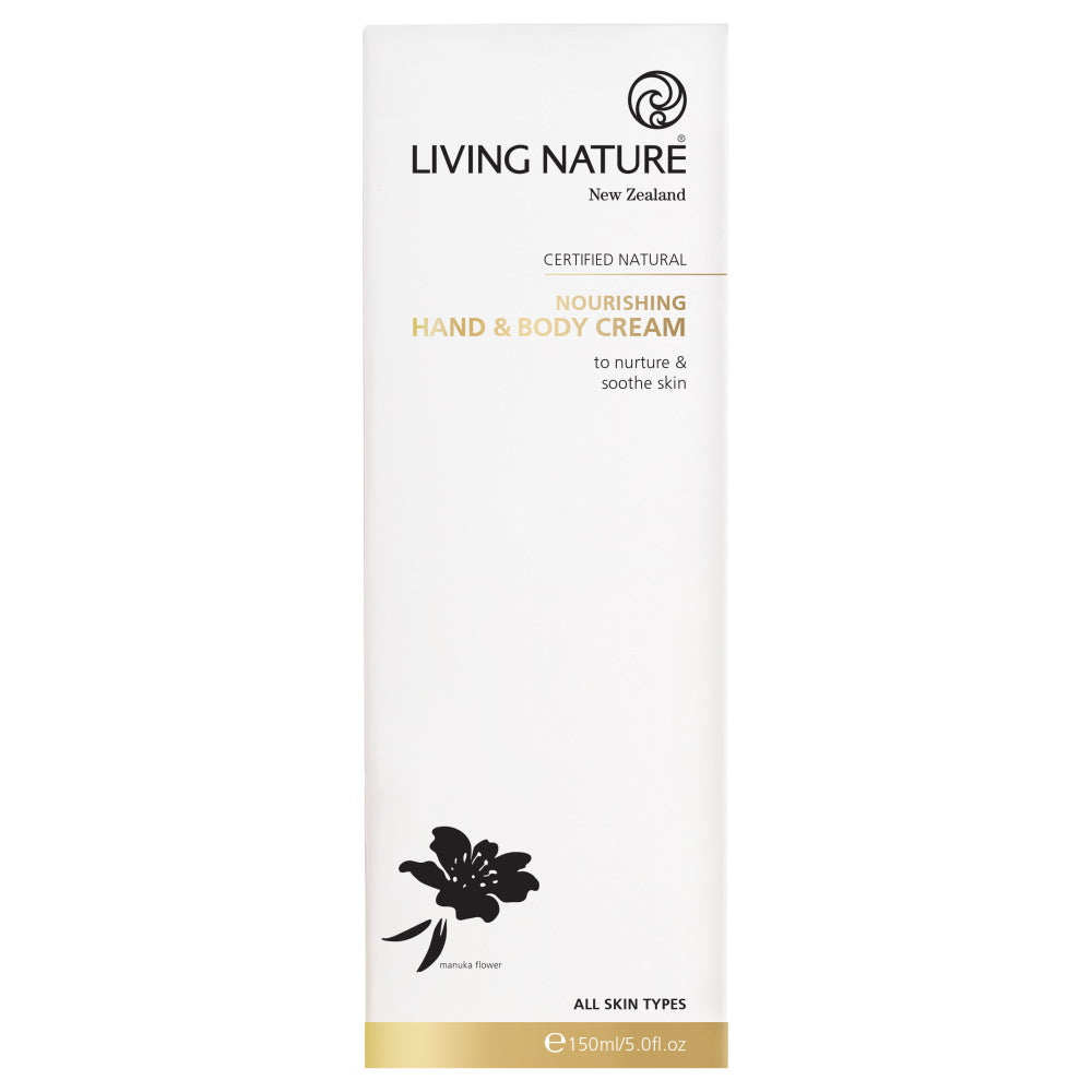 Living Nature Nourishing Hand & Body Cream 150ml 117275 | Hardy's | New ...