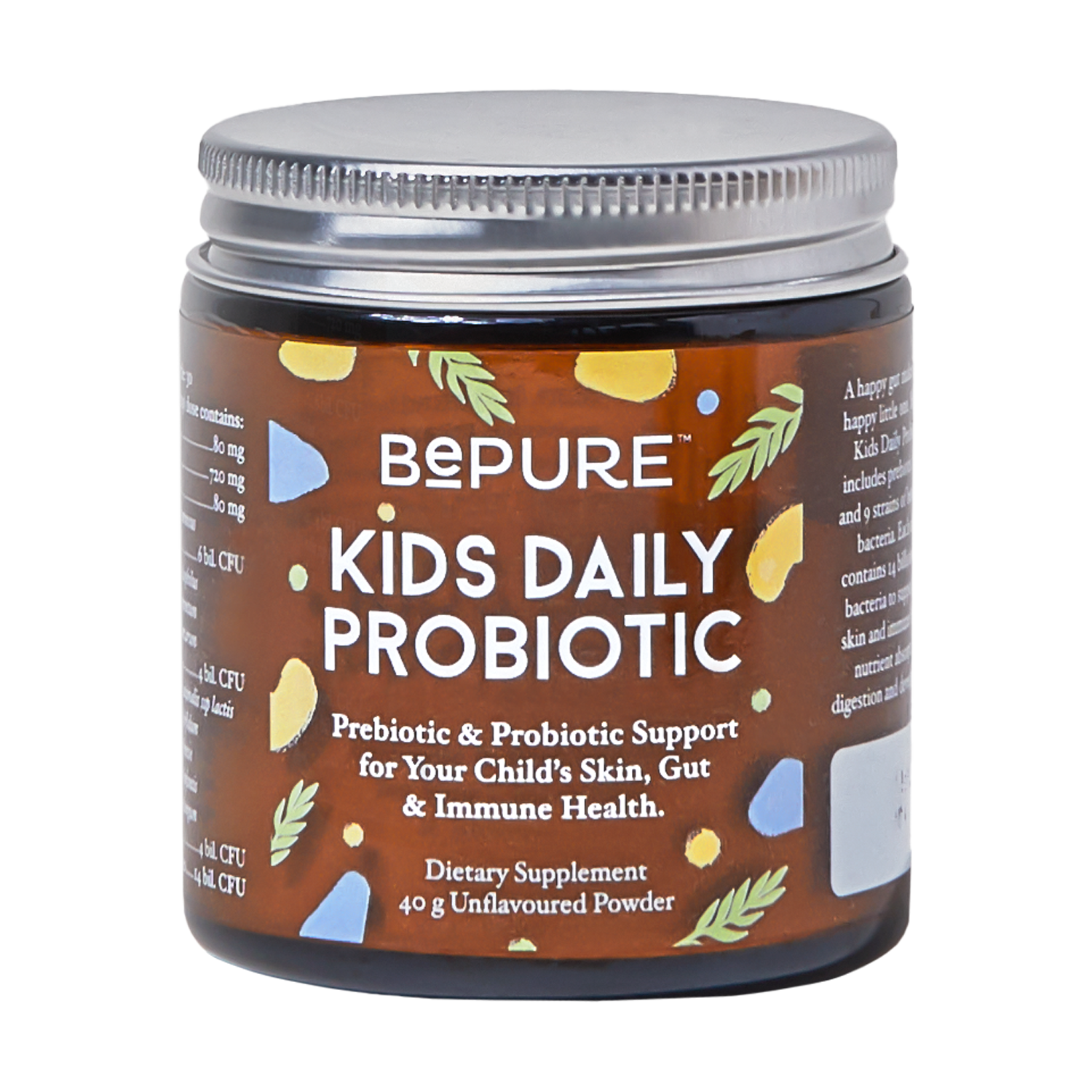 BePure Kids Daily Probiotic 40g Unflavoured Powder 116412 | Hardy's ...