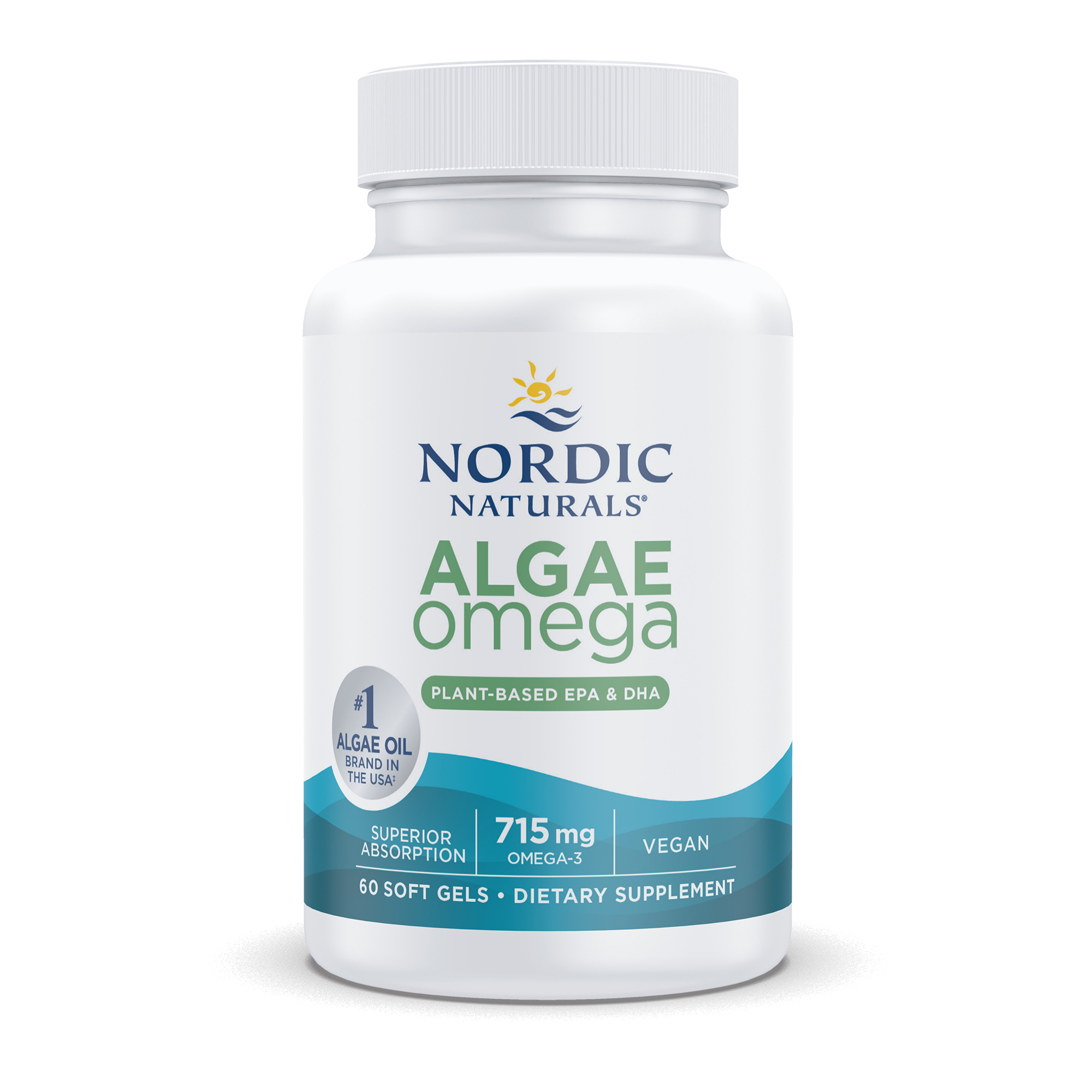 Nordic Naturals Algae Omega 715mg 60 Soft Gels 107716 | Hardy's | New ...