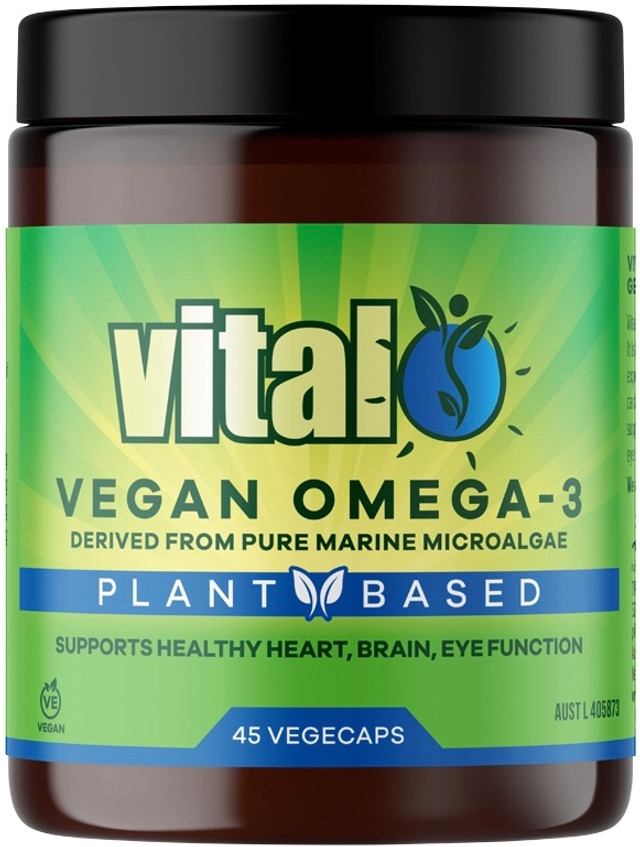 Vital Plant Based Vegan Omega 3 45 Caps 117743 | Hardy's | New Zealand