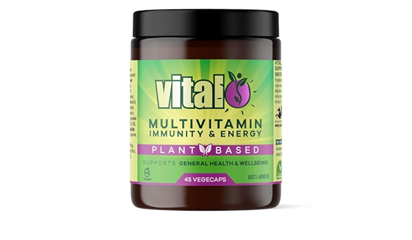 Vital Multivitamin Immunity & Energy 45 Vegetable Capsules 117744 ...