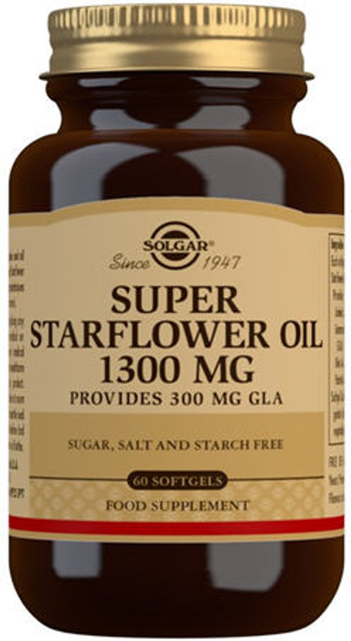 Solgar Super Starflower Oil 1300mg 60 Softgels 113097 | Hardy's | New ...