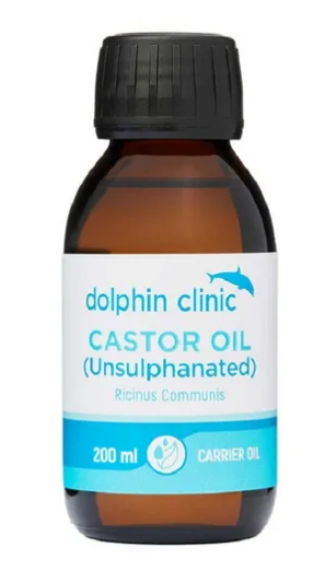 Dolphin Clinic Castor Oil 200ml 116081 | Hardy's | New Zealand