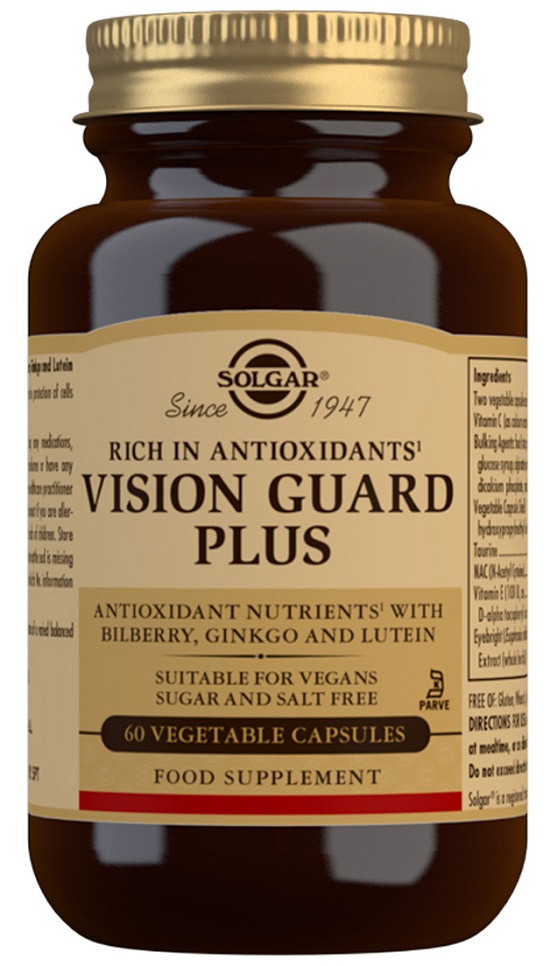 Solgar Vision Guard Plus 60 Capsules 100239 | Hardy's | New Zealand