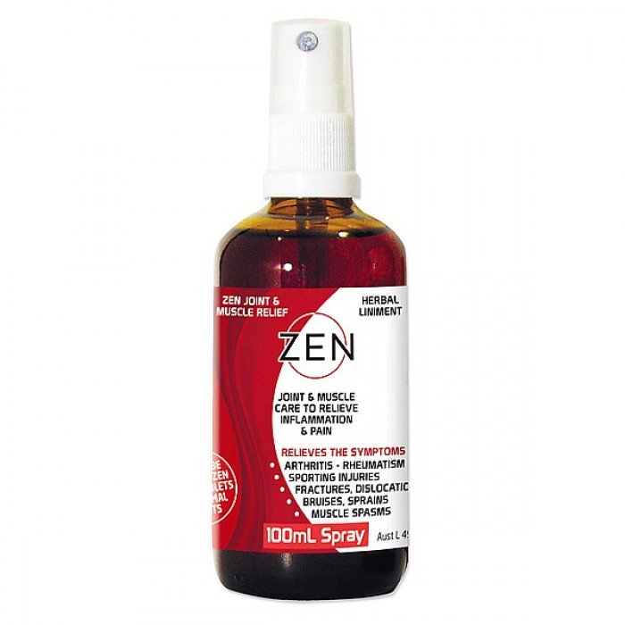 Zen Pain Relief Herbal Liniment Spray 100ml 100158 | Hardy's | New Zealand